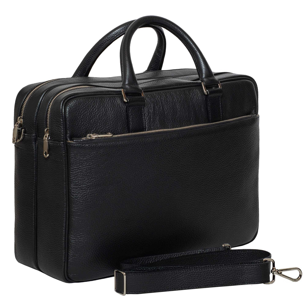 Classic Italian Leather Briefcase | Made in Italy - DiLoro Leather